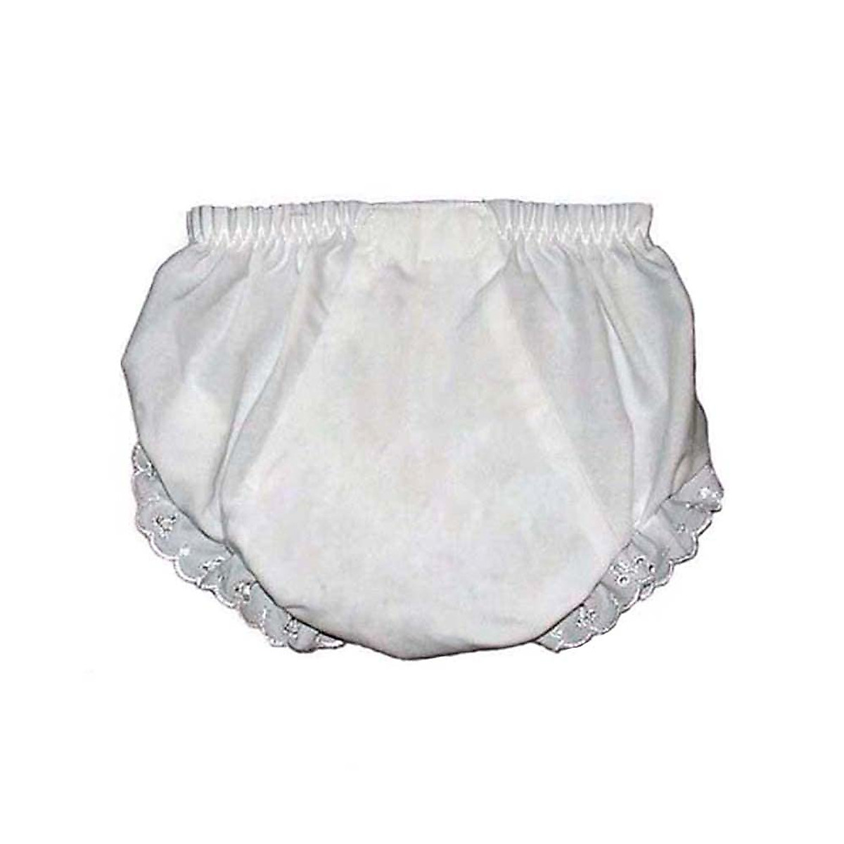 I Craft for Less Baby Diaper Covers Embroider Blank Bloomers- White - 12 months