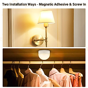 E12 Rechargeable Light Bulbs with Remote Control Timer and 15 Color Temperature,350LM,Removable Base,Magnetically,Battery Operated Light Bulbs,USB Fast Charging,Dimmer,for Non-Hardwired,2Packs