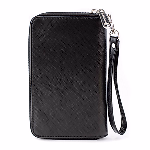 Buckle-Down Nickelodeon Wallet, Zip Around, Avatar the Last Airbender Airbending Air Nomads Icon Cream, Vegan Leather