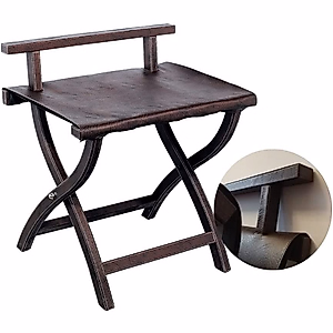 WFYW Luggage Rack for Hotel, Guest Room Suitcase Stand Hotel Luggage Rack, Household Hanger, Leather Space Saving and Foldable