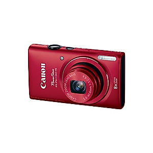 Canon PowerShot ELPH 130 IS 16.0 MP Digital Camera with 8x Optical Zoom 28mm Wide-Angle Lens and 720p HD Video Recording (Red) (Discontinued by Manufacturer)