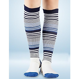 +MD 3 Pairs Compression Socks Moisture Wicking 8-15 mmHg for Women & Men Moisture Wicking Support Stockings for Airplane Flights, Travel, Nurses, Edema 9-11