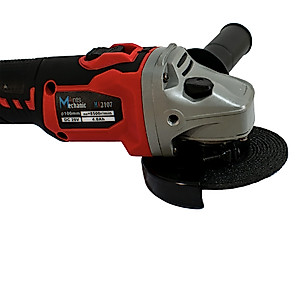 MechanicAnts 20V Cordless Angle Grinder, fit 4" discs with 5/8" arbor hole (M10 x 1.5mm thread shank),Metal & wood Cut Off Tool/Polish Tool With 4.0Ah Battery & Quick Charger