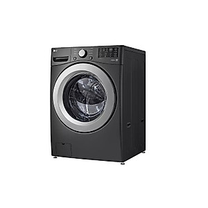 LG WM3470CM 27 Inch Front Load Washer with 5.0 Cu. Ft. Capacity, 8 Wash Programs, 1,300 RPM, SpeedWash Cycle, SmartDiagnosis, Rinse+Spin, Control Lock