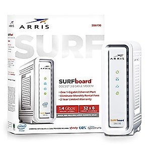 ARRIS® Surfboard® SB6190 Cable Modem, White
