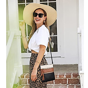 CLUCI Small Crossbody Purses for Women, Mini Size Designer Bags Zipper Pockets, Vegan Leather Over the Shoulder Purse