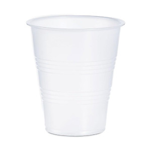 Dart Y7 7 oz. Conex Galaxy Polystyrene Plastic Cold Cups - Clear (25 Packs/Carton)