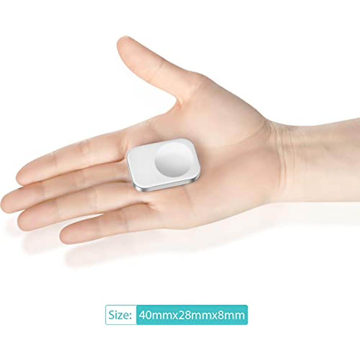 [2023 Upgraded Zinc Alloy] Mixfly Compact Portable Travel Watch Charger for Apple Watch, Compatible with All Apple Watch Series 8 7 6 5 4 3 2 1 SE