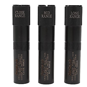 Carlsons Choke Tubes 12 Gauge Compatible for Benelli Crio Plus [ 3 Pack | Close, Mid & Long Range ] Blued Steel | Delta Waterfowl Choke Tube | Made in USA
