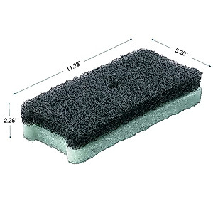 Little Giant FK-SPBF-RP-PW Fine/Coarse Replacement Pad for FB-PW Filter Box, Black/Green, 566111