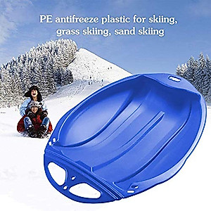Snow Sleds, Kids & Adult Round Sand Slider Disc Toy Snow Sled Skiing Pad Board Winter Sports Snow Slider