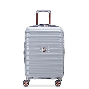 DELSEY Paris Cruise 3.0 Hardside Expandable Luggage with Spinner Wheels, Platinum, Carry on 21 Inch