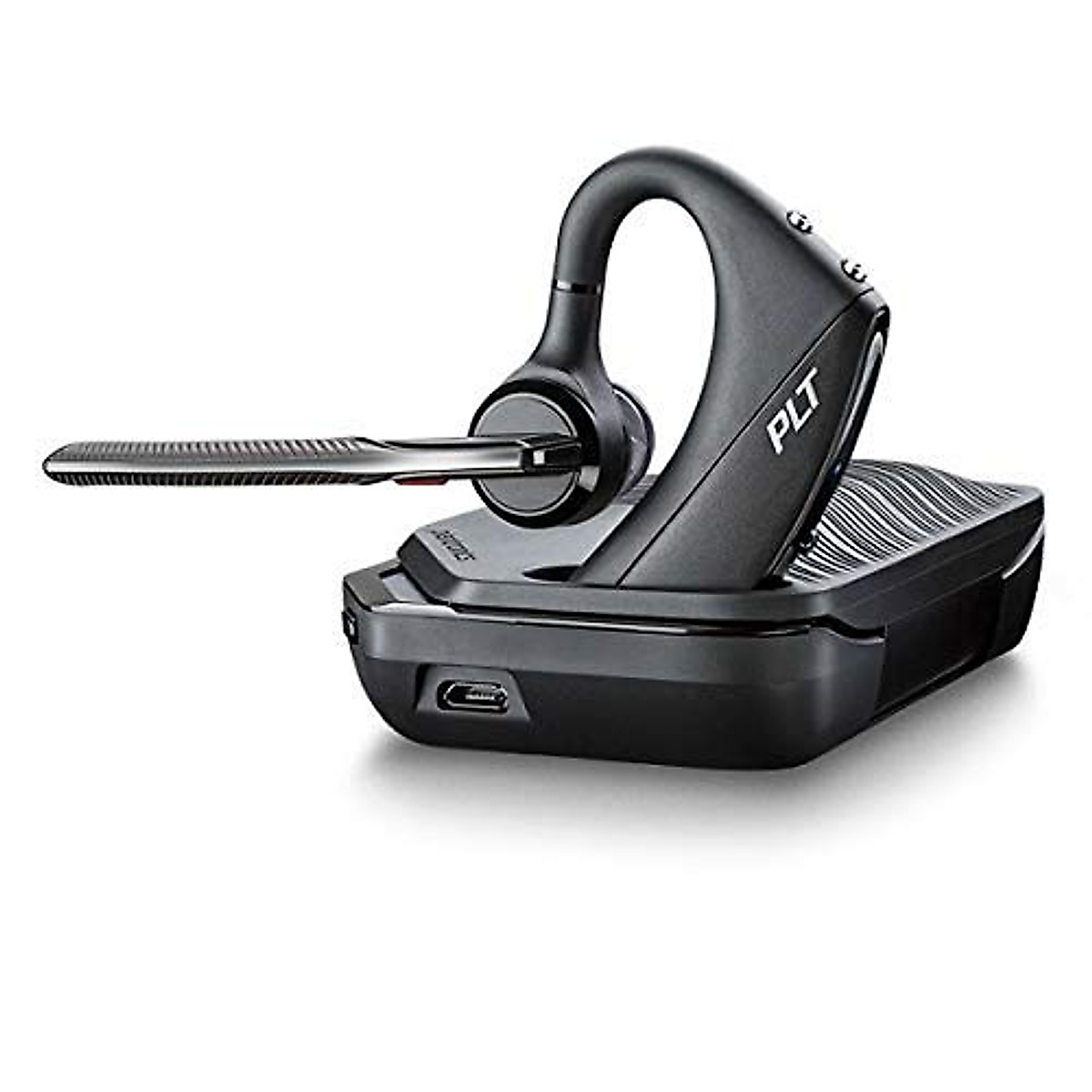 Plantronics Voyager 5200 Bluetooth Headset Earpiece with Charging Case Kit (Renewed)
