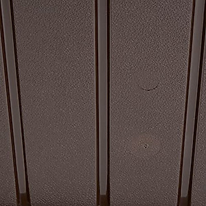 Suncast 31 Gallon Patio Seat Outdoor Storage and Bench Chair, Java (2 Pack)