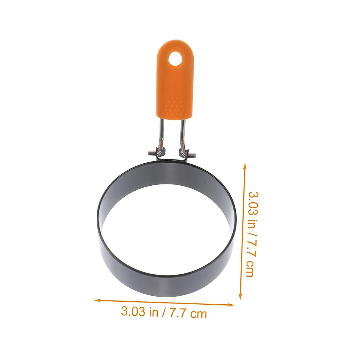 HOLIDYOYO Omelet Egg Cooker Rings Stovetop Egg Poacher Flip Cooker Round Egg Rings Egg Frying Tool Egg Cooking Rings Round Egg Fried Egg Ring Fried Egg Circle Egg Maker Silicone Case