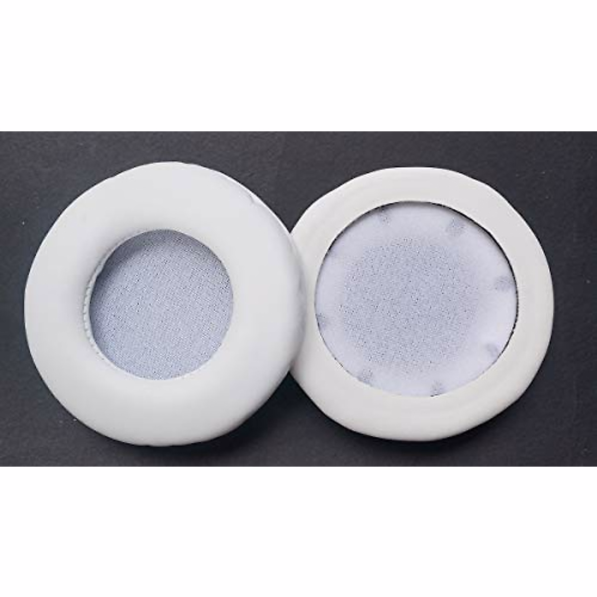Maintenance Substitute Ear Pads Leather Repair Parts for Philips O'Neill The Construct SHO7205BK Headphones (1 Pair) (White)