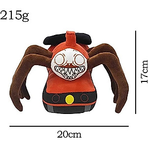 OZIF Choo Choo Charles Plush Doll Charles Toys 8.7 inch Spider Train Doll Stuffed Animals Choo Spider Plush Toys for Kids and Game Fans (Choo Spider)