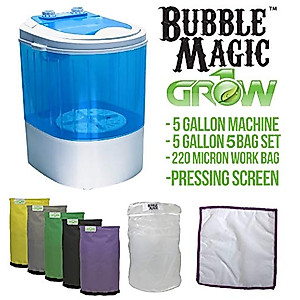 5 Gallon Bubble Magic Washing Machine + Ice Hash Extraction 5 Bags Kit GROW1