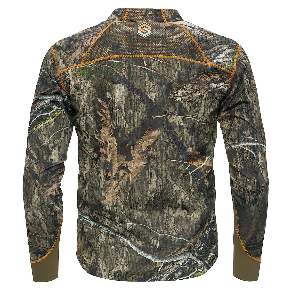 ScentLok Savanna Aero Attack V2 1/4 Zip Lightweight Camo Hunting Shirt for Men (Mossy Oak Country DNA, Large)