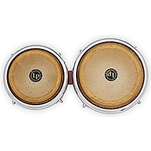 Latin Percussion LPMC Mini Tunable Puerto Rican Flag Wood Bongos (LPM199-PR)