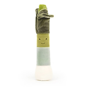 Jellycat Vivacious Vegetables Leek Food Plush, 10 inches