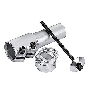 Toxz Aluminum Alloy Bicycle Front Fork Stem Extender,Stem Increased Control Tube Extend,Handlebar Stem SL,Handlebar Fork Stem,Diameter: 28.6MM