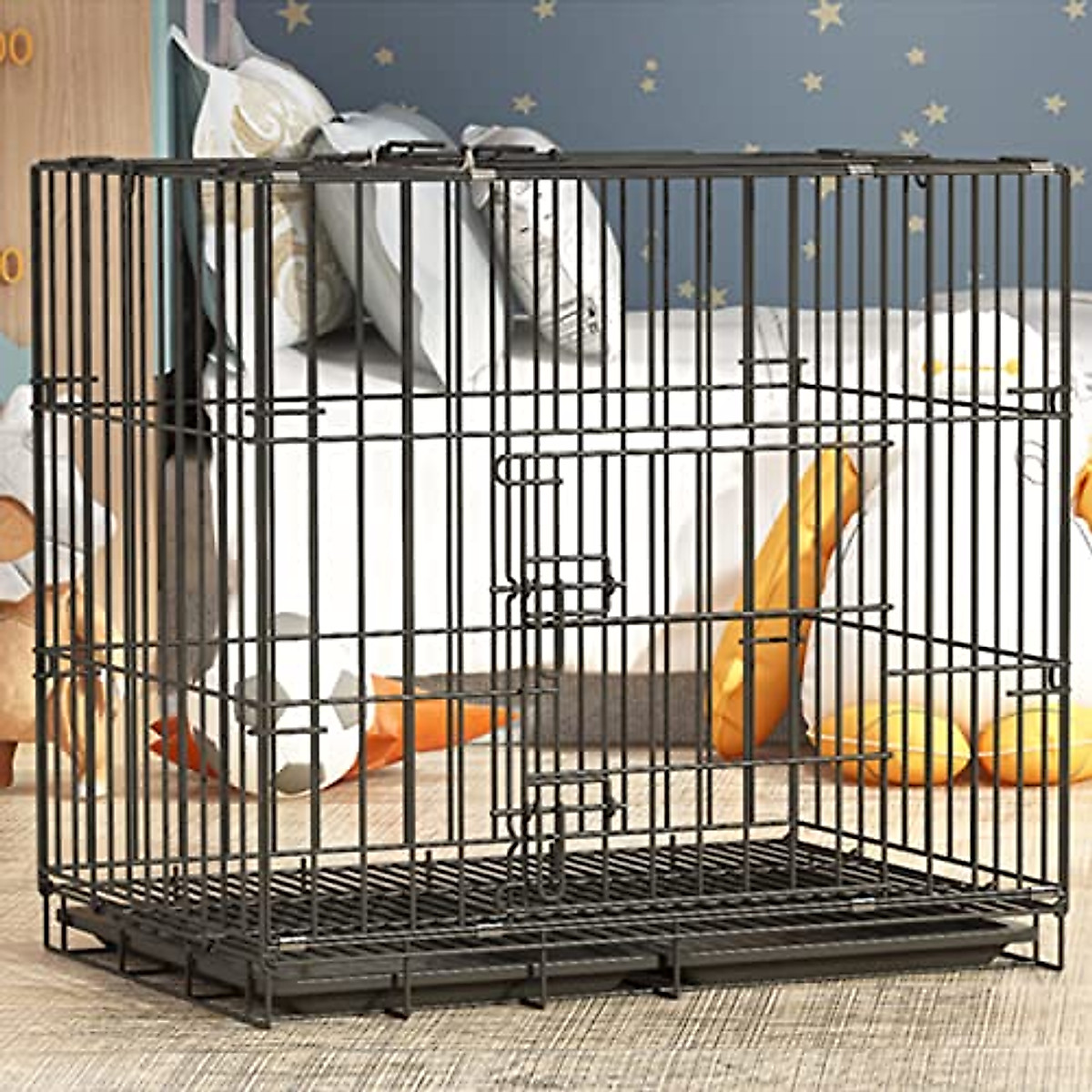 ZALBYUY Guinea Pig Cages, Small Animal Cage, Rabbit Hutch, Chinchilla Cage, Hedgehog Cage with Pull-Out Tray, Suitable for Pets of Guinea Pigs, Rabbits, Chinchillas, Kittens, Puppy, 19.7*12.6*15inch