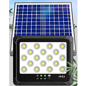 ZXXHNNAIH Solar Street Light IP65 Waterproof Solar Parking Lot Lights,with 19.6ft Cable,Motion Sensor Dusk to Dawn Easy-to-Install for Barn Yard
