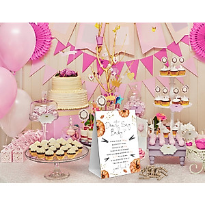 Don't Say Baby Clothespin Game, 1 Sign and 50 Mini Clothespins, Fall Minimalist Pumpkin Baby Shower Decorations, Baby Shower Games, Gender Reveal Games, Gender Neutral Baby Shower Supplies-A21