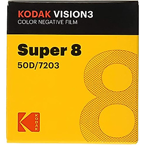 Kodak Super 8 Color Negative VISION3 50D 7203 / 50ft Cartridge