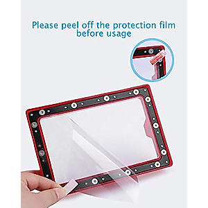 ELEGOO 2PCS Plastic Resin Tank for ELEGOO Mars 3D Printer with 2 Lids and FEP Release Liner pre-installed, Resin Vat for Mars, Compatible with Mars pro,Mars 2, Mars 2 pro, Photon, Photon S and Epax X1
