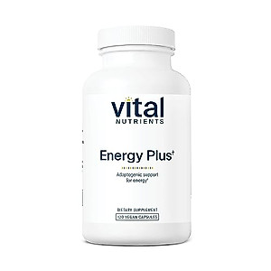 Vital Nutrients - Energy Plus - Non-Stimulatory Herbal Energy Support - 120 Vegetarian Capsules per Bottle