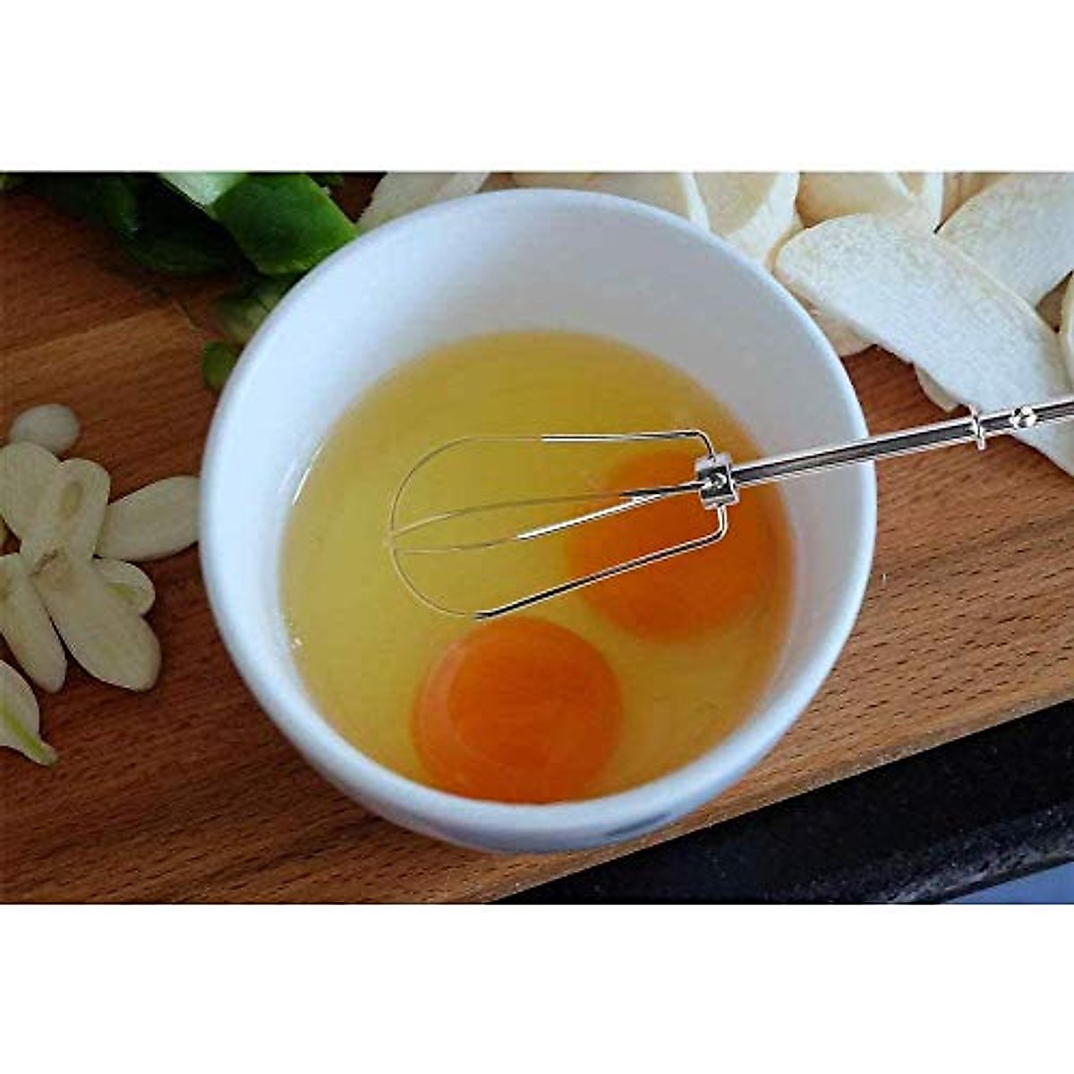 Wadoy W10490648 & KHM2B Beaters for Hand Mixer Stainless Steel Pro Whisk Turbo Beaters, Cream, Making Mousse or Meringue, Shakes, Egg, Replace AP5644233, PS4082859, KHM512BM, KHMPW