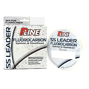 P-Line Salmon/Steelhead Select Fluorocarbon 100 yd Leader Material, 30 lb, Clear