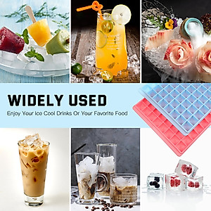 Healvian 2pcs 96 Diamond Ice Cube Tray Ice Making Tray Ice Cube Trays Ice Cubes Maker Ice Cube Mold Ice Mold Ice