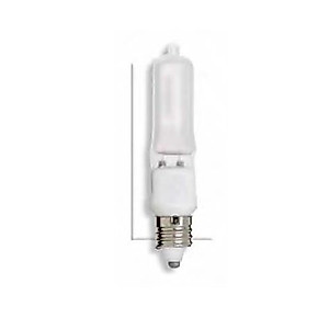 Satco S1916 100Q/F/JD 100-watt E11/T4 Mini Can Halogen Bulb, Frosted, 4-Pack