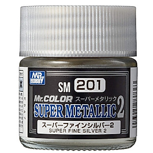 Mr. Color Super Metallic 2 Silver 2 SM201 10ml