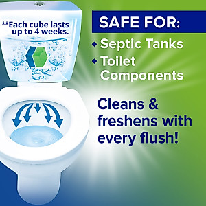 Soft Scrub in-Tank Toilet Cleaner Duo-Cubes, Alpine Fresh, 4Count