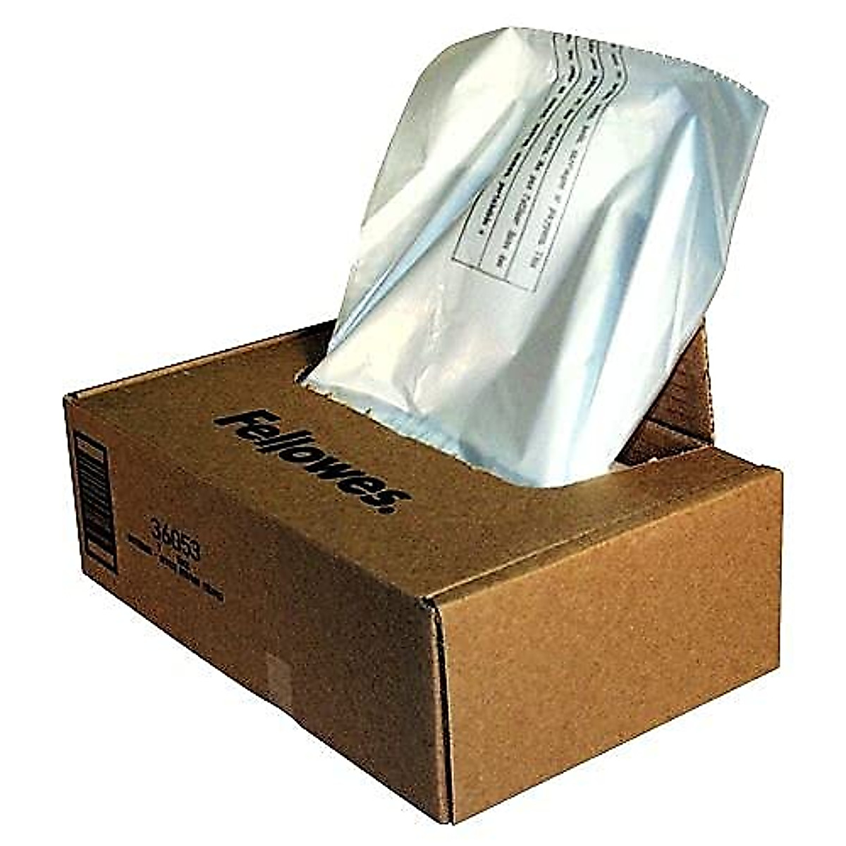 FEL36053 - Fellowes Waste Bags for 99Ms, 90S, 99Ci, HS-440 and AutoMaxtrade; 130C and 200C Shredders