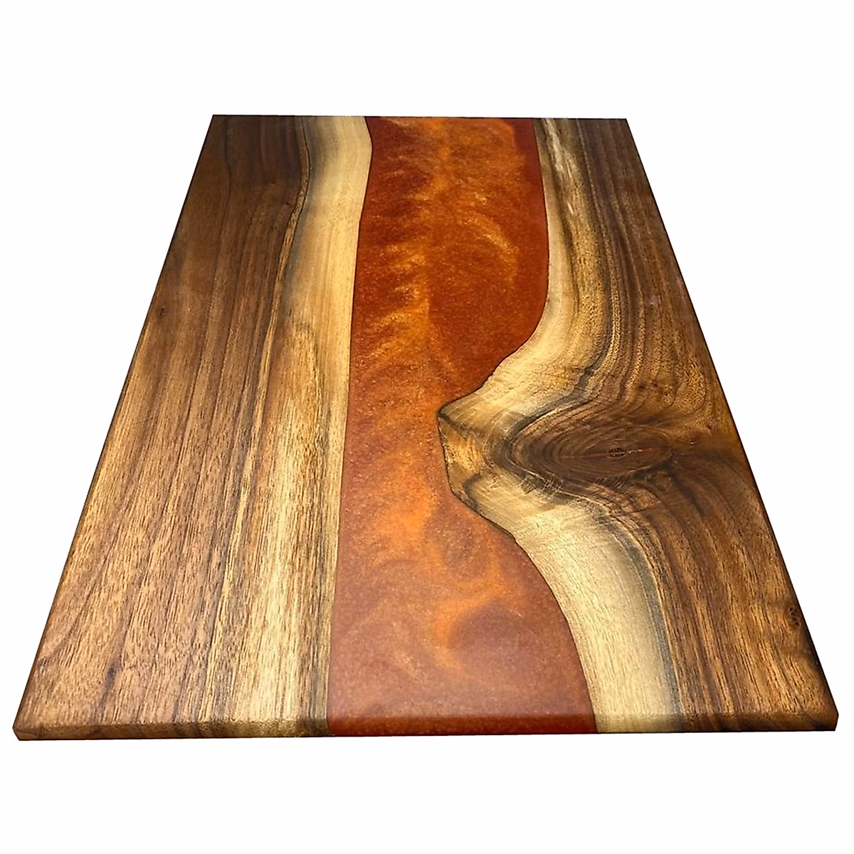 Epoxy Table, Plain Edge Wooden Table with Metal Stand, Epoxy Resin River Table, Natural Wood,Dining Table, Natural Epoxy Table, Resin Table