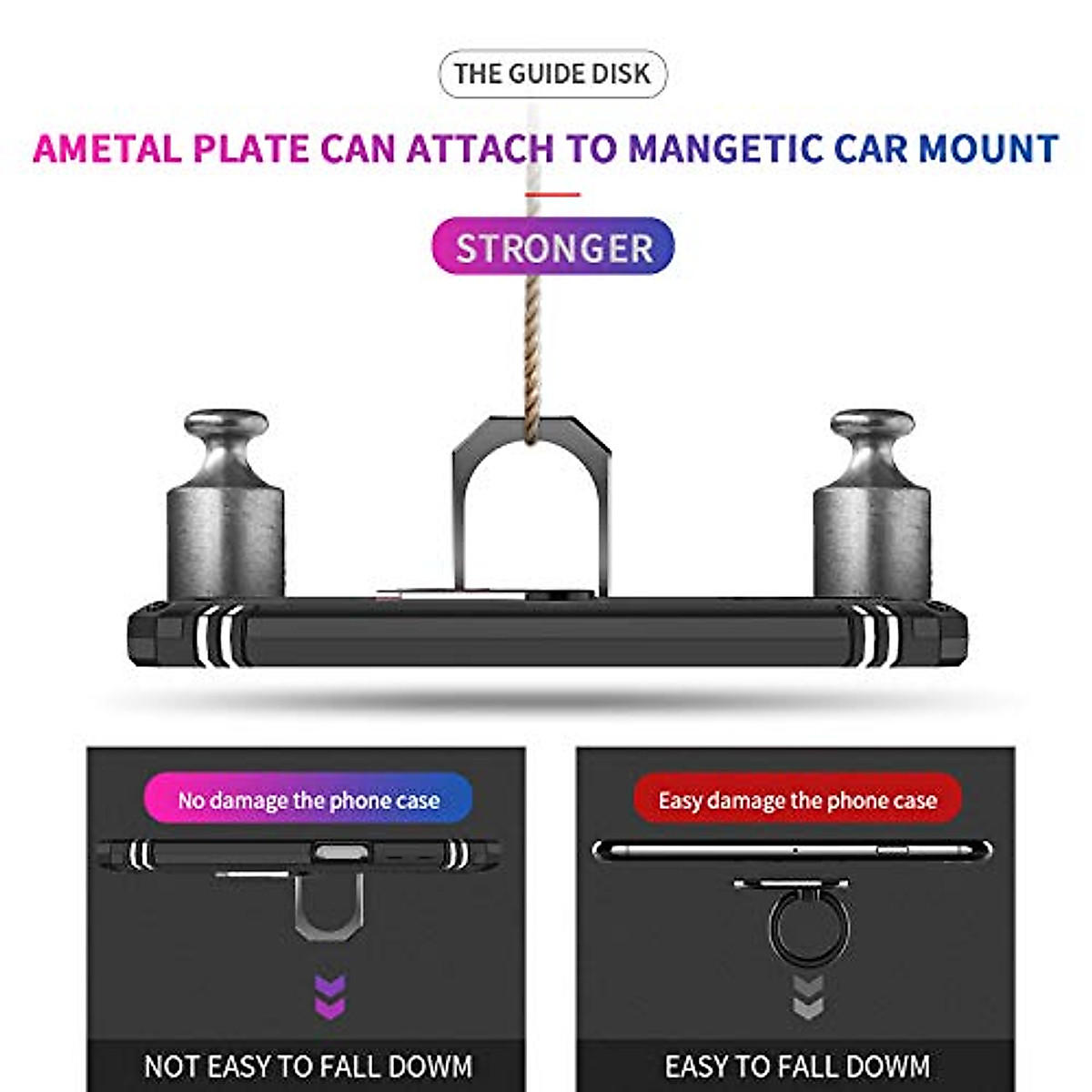 LeYi for Samsung Galaxy A12 Case, Samsung Galaxy A12 Phone Case with [2 Pack] Tempered Glass Screen Protector, [Military-Grade] Ring Kickstand Phone Case for Samsung A 12 5G, Black
