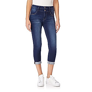 WallFlower Women's Sassy Crop High-Rise Insta Soft Juniors (Standard and Plus), Riverton, 15