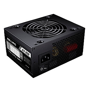 ESGAMING 850W SFX Power Supply 80+ Platinum Efficiency Fully Modular PSU SFX Form Factor with Silent 80mm Hydraulic Fan