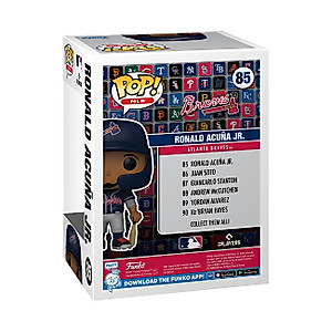 Funko POP! MLB: Braves - Ronald Acuna Jr. - (alt) - Collectable Vinyl Figure - Gift Idea - Official Merchandise - for Kids & Adults - Sports Fans - Model Figure for Collectors and Display