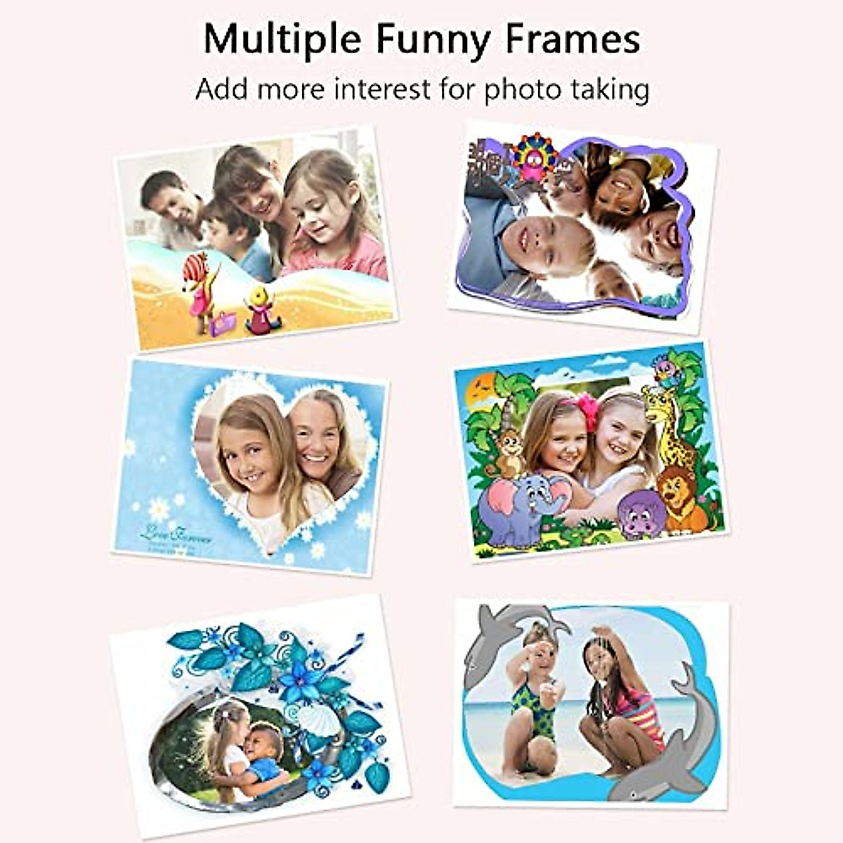 dsfen 1080P High Resolution Kids Digital Camera Mini Video Camcorder with 13 Mega Pixels 2 Inch Large IPS Display Screen for Boys Girls