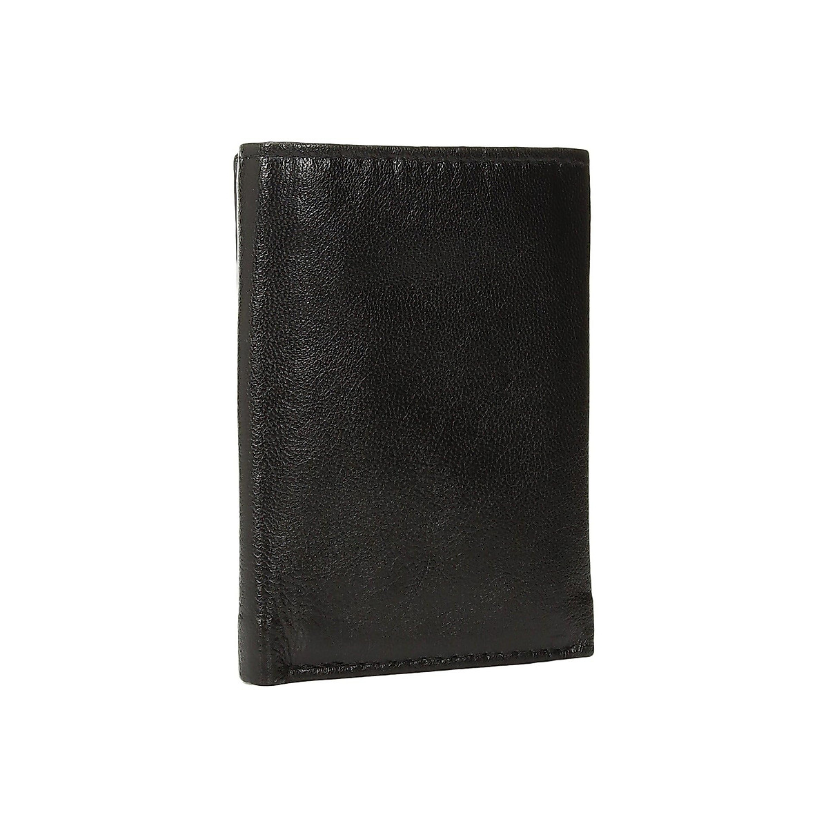 Steve Madden mens Rfid Trifold Wallet With Id Window, Black, One Size