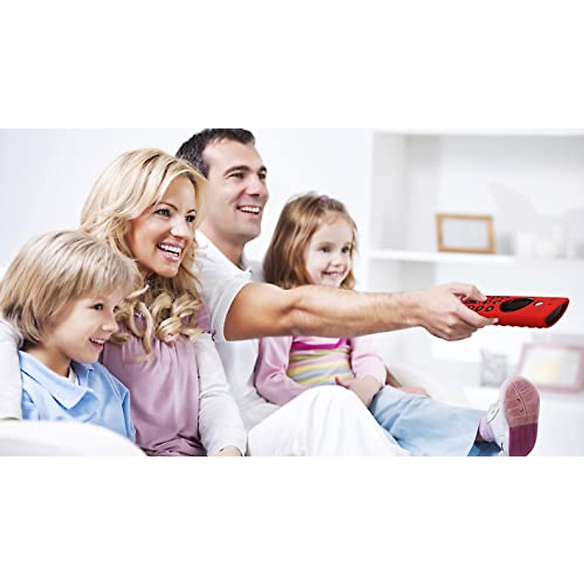 Silicone Cover for NS-RCFNA-21 Insignia/Toshiba Firetv Remote, Silicone Protective Case for TV Omni Series and TV 4-Series 4K Remote with Lanyard(Black)