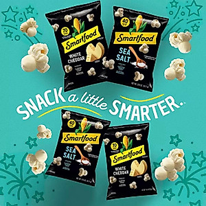 Salutem Vita - Smartfood White Cheddar Popcorn, 0.625oz Bags, Pack of 10