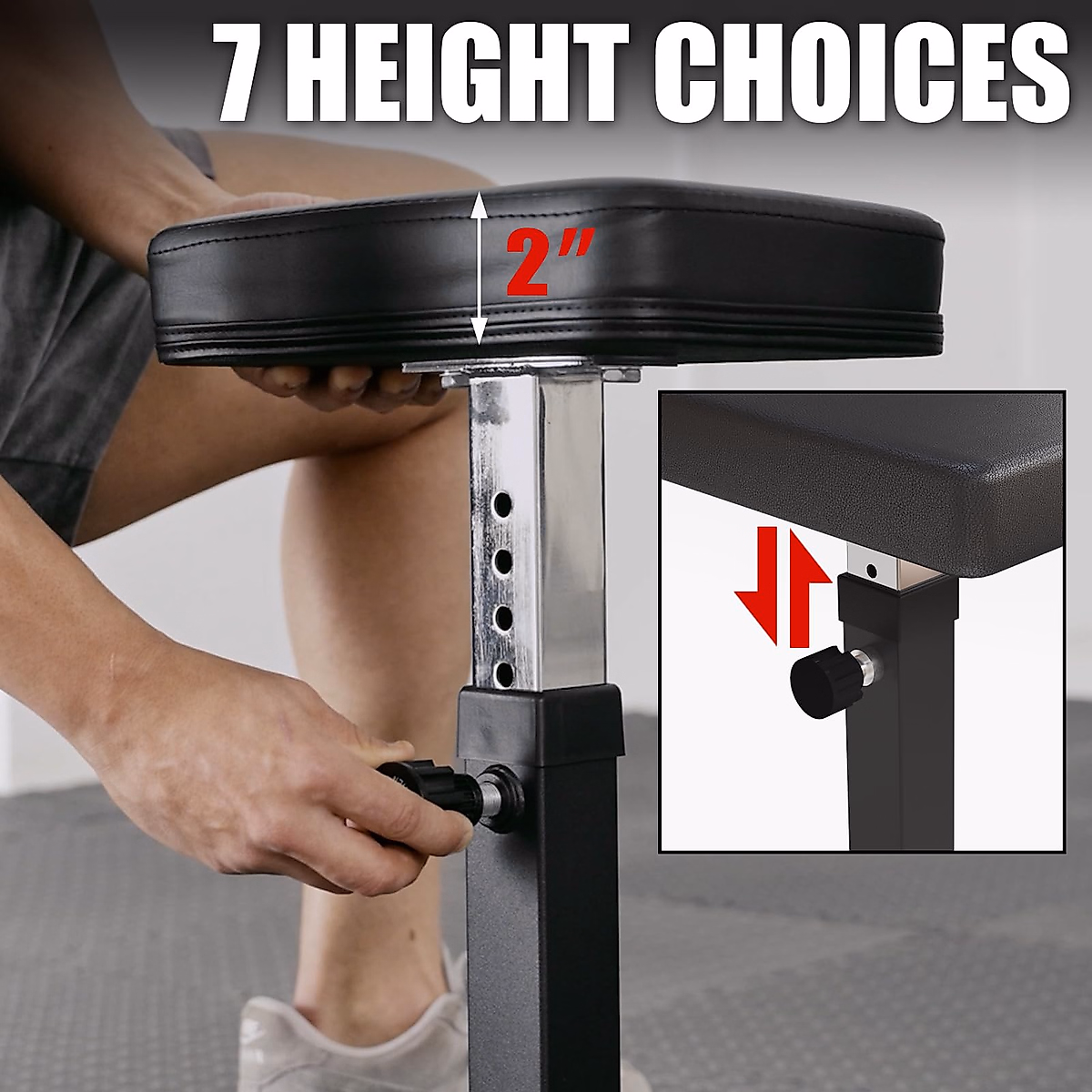 GMWD Bicep Tricep Curl Machine, 250LBS Plate Loaded Bicep Curls and Tricep Extension Machine, 2 in 1 Exercise Equipment for Home Gym Workout Station, Black