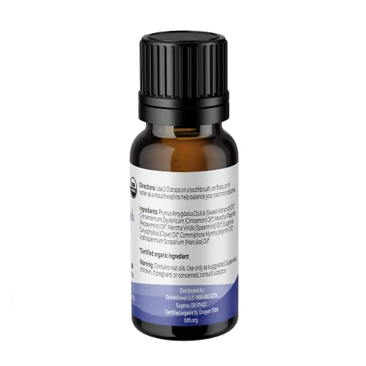 OraWellness Healthy Mouth Blend Organic Toothpaste & Mouthwash Alternative Tooth Oil, Natural Mouth Rinse for Healthy Teeth & Gums for Women, Men and Kids, Pack of 3